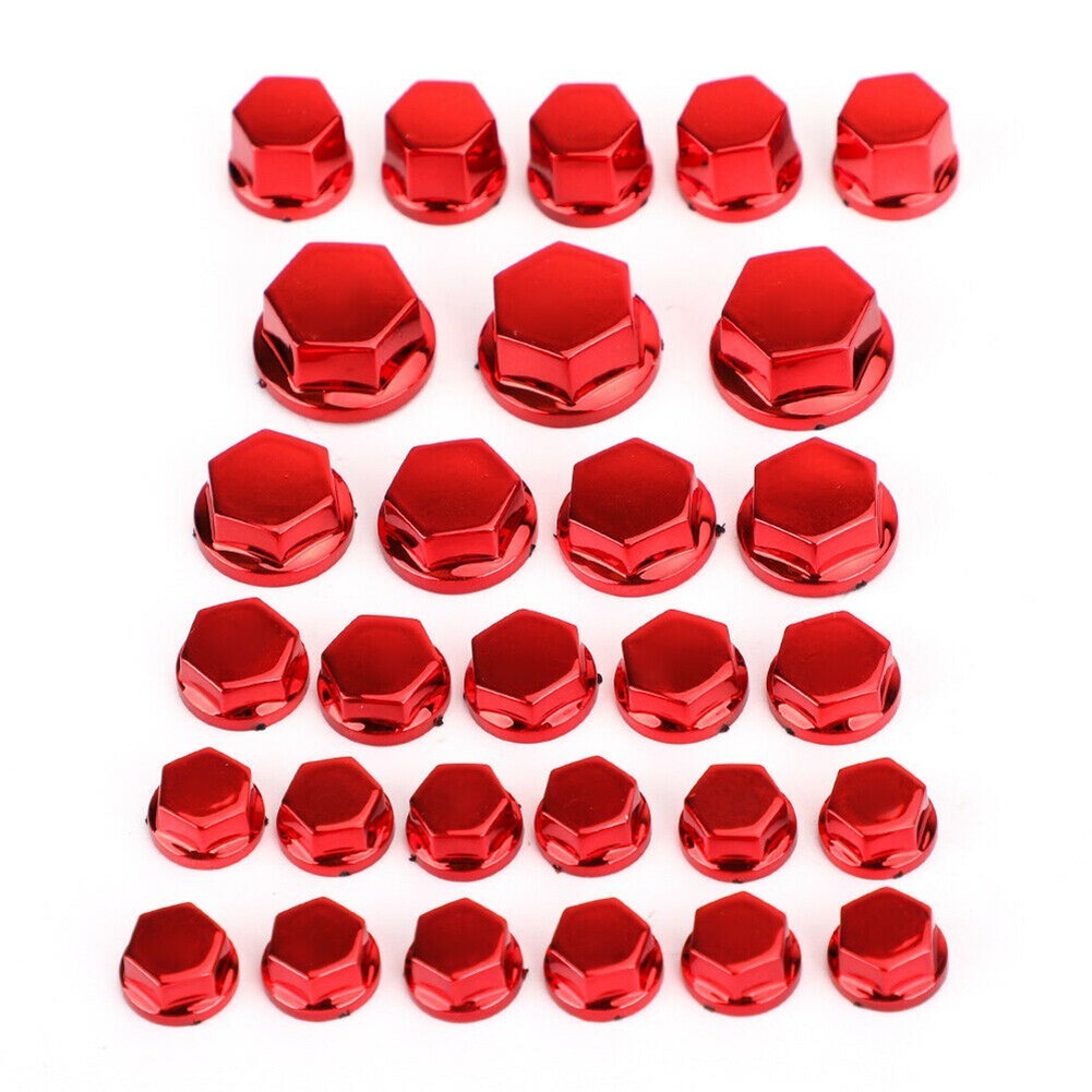 Accessories Socket Screw Covers Hexagon Scooter 30pcs/Set Electroplated ...