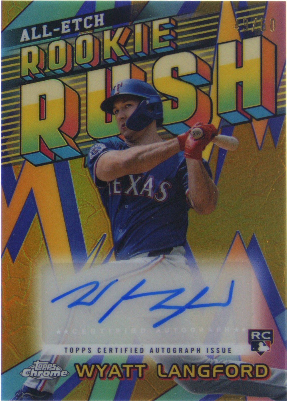 2024 Topps Chrome Update Series - Chrome All-Etch Rookie Rush ...