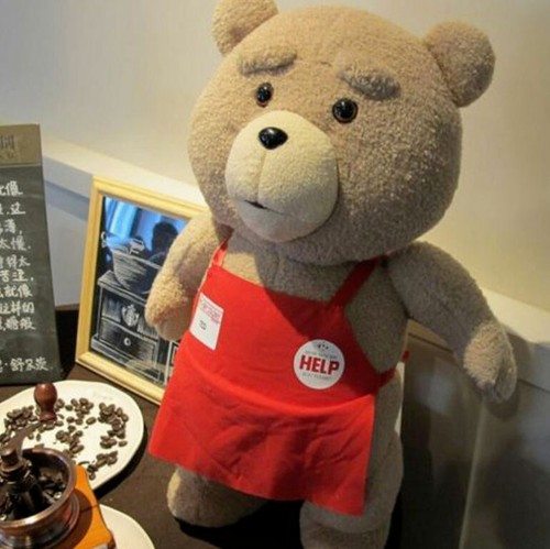 45cm Movie Ted Teddy Bear Plush Kids Toys Soft Stuffed Plushies Doll ...