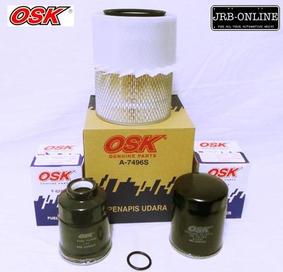 MITSUBISHI PAJERO 2.5L 4D56 TURBO DIESEL OIL AIR FUEL FILTER SERVICE ...