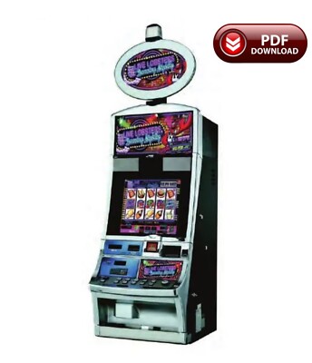 for WMS Bluebird BBU Upright Slot Machine SERVICE MANUAL & USER GUIDE ...