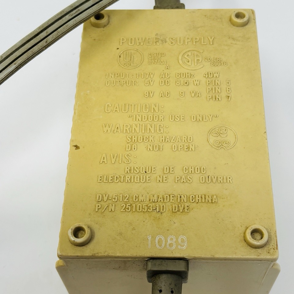 Commodore C64 VIC-20 Power Supply Brick 5V 9VAC UNTESTED Computer ...