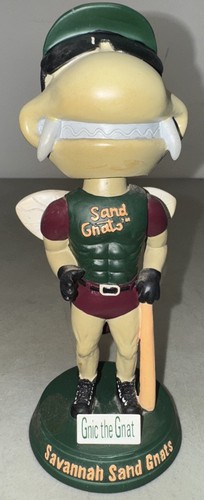 2001-02 Savannah Sand Gnats Gnic the Gnat Mascot SGA Jeep Bobblehead ...