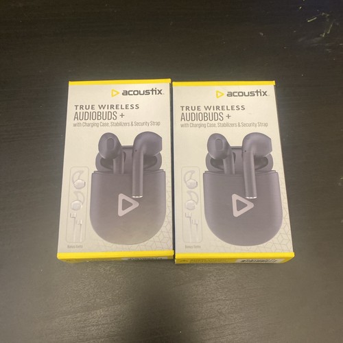 Acoustix True Wireless Audiobuds+ w/ Case, Stabilizers, & Security ...