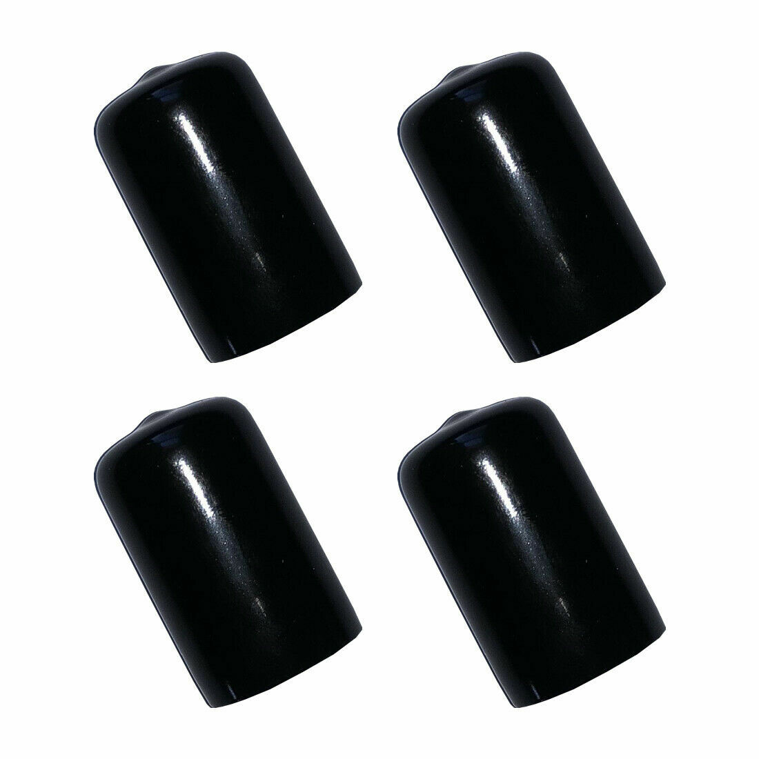 4 BLACK Pinpointer Cap Tip Protector - Fits Garrett Propointer AT, II ...