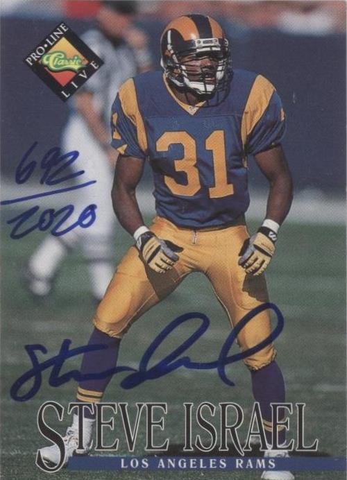 1994 Classic Pro Line Live - Autographs Steve Israel /2020 (AU) for ...