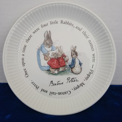 Vintage Peter Rabbit Wedgwood Ceramic Side Plate Beatrix Potter Design ...