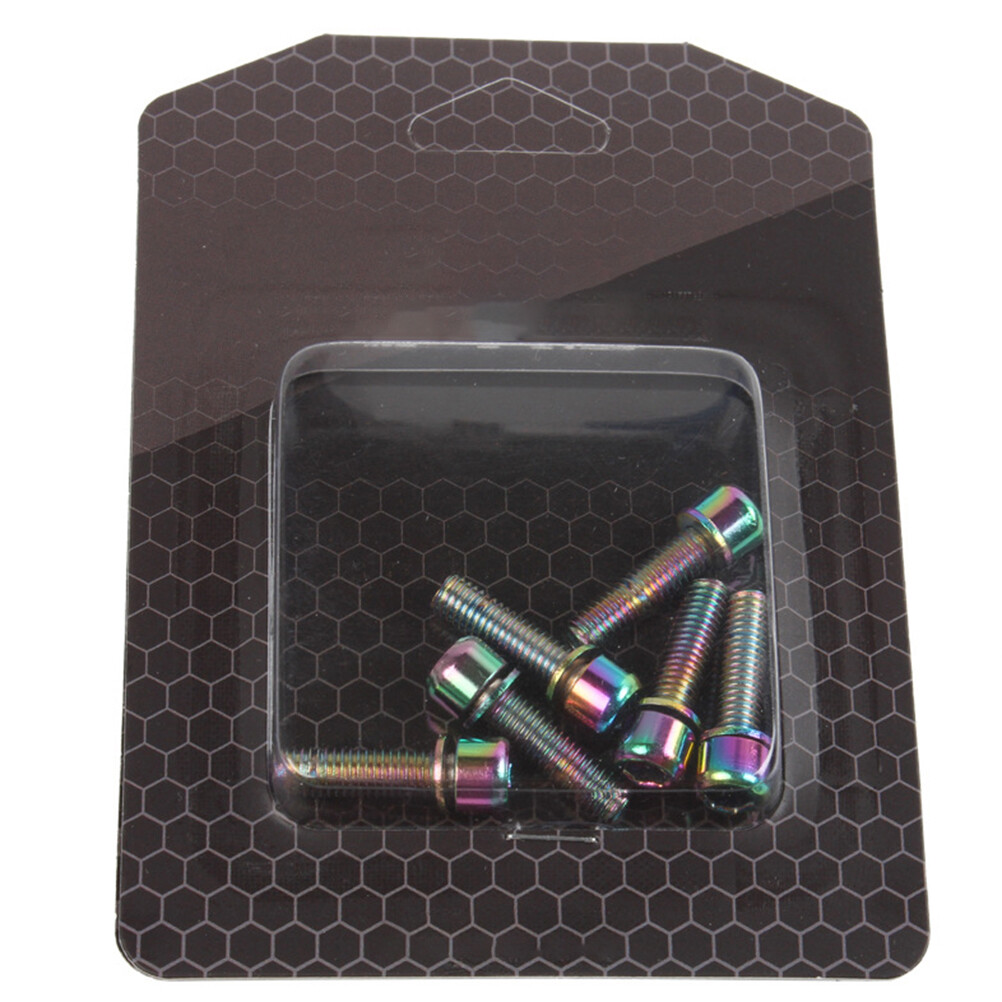 Ultralight Handlebar Screws Titanium Plated M5*18MM Stem Screws(01 | eBay