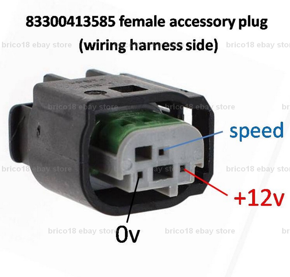 BMW 83300413585 Accessory Plug Set - R1200 R1250 GS GT RS RT S1000 XR ...