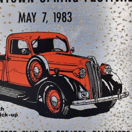 1983 Towson Spring Festival AMCGB Baltimore 1937 Plymouth PT50 Pickup ...