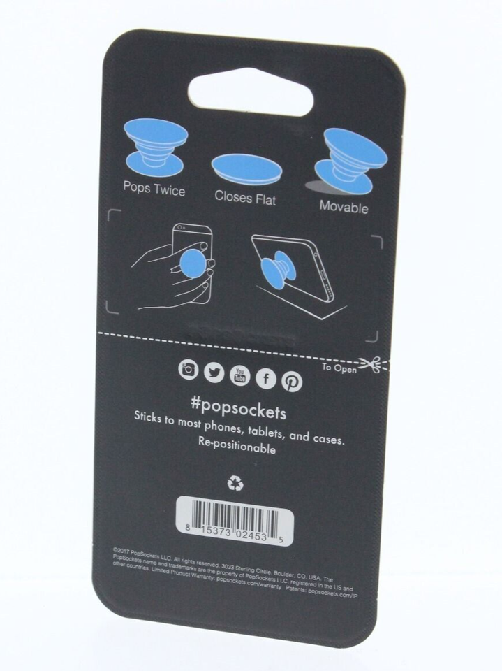 PopSockets Collapsible Single Grip & Stand Universal Phones and Tablet ...