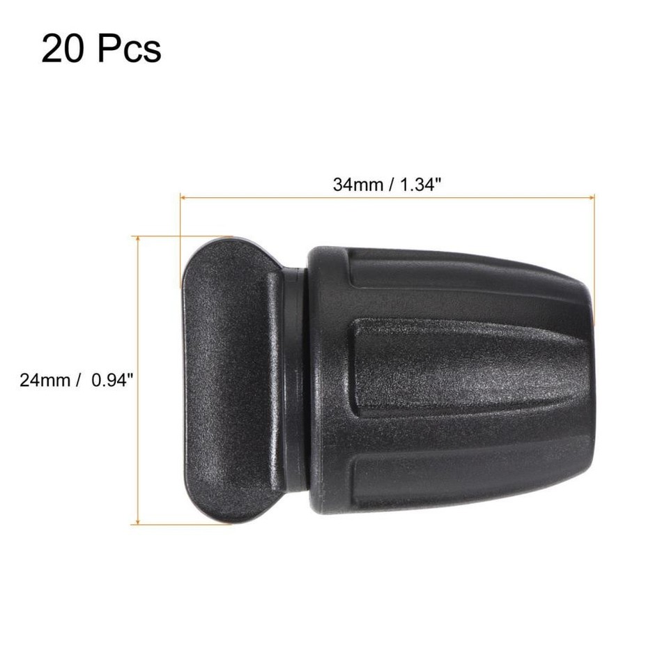 Drip Irrigation End Cap Barbed Fitting 8mm/11mm Tubing Black 20Pcs ? | eBay