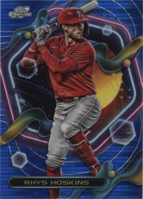 2023 Topps Cosmic Chrome - Rhys Hoskins #34 Blue Moon Refractor /99 for ...