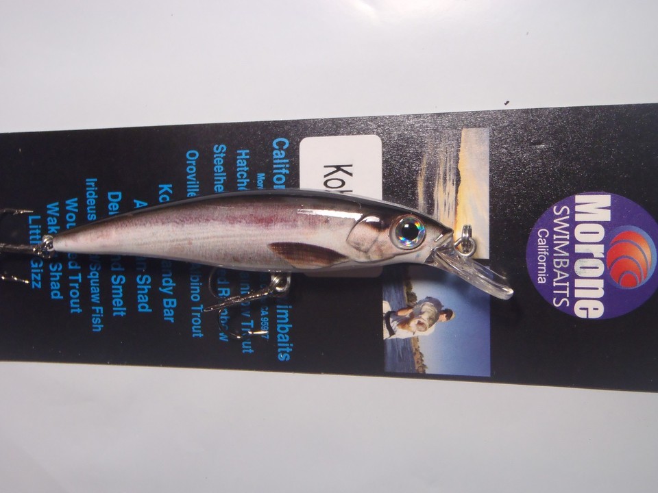 Bass Swimbait 2 Morone Swimbaits Kokanee Salmon fry Smolt Baitfish lure ...