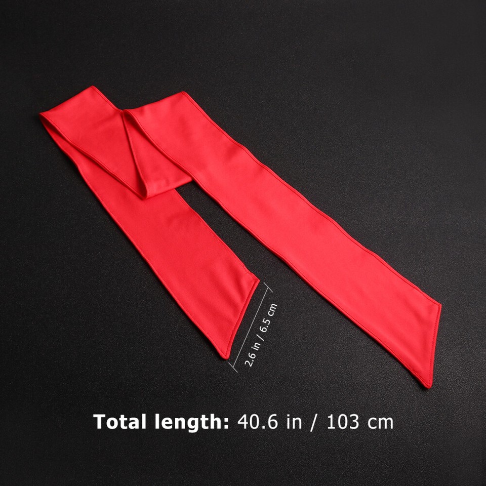 Running Head Tie Red Ribbon Head Tie Sports Headband Sweatbands | eBay