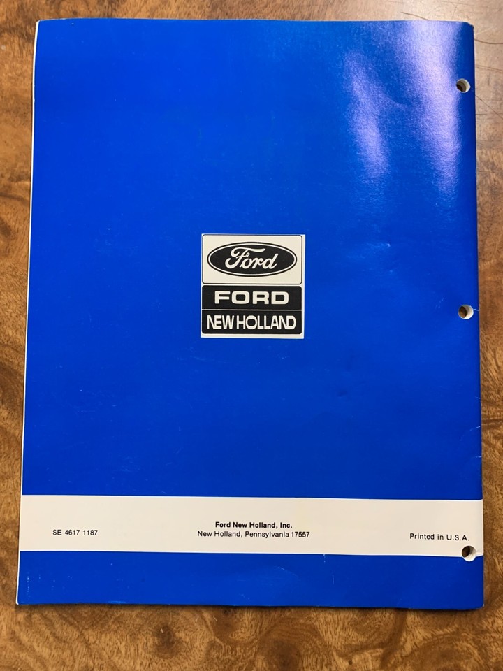 FORD ROTARY CUTTERS 48" 60" 72" Series 951 951A Maintenance Operator's ...