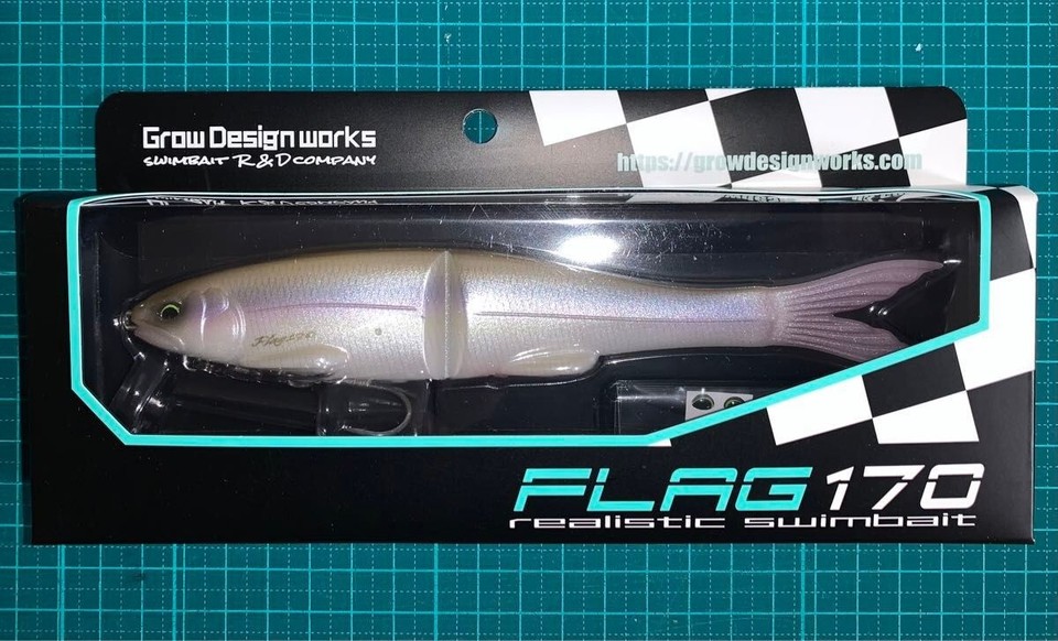Grow Design Works Flag 170 #210 King Smelt Swimbait Lure Fishing New | eBay