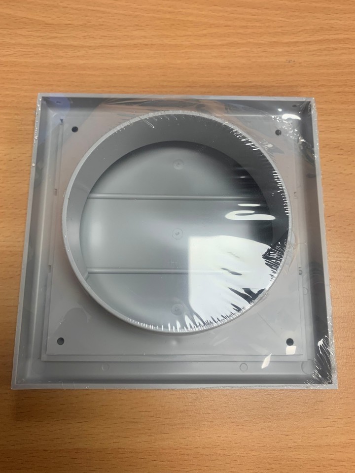 BLAUBERG Plastic Air Gravity Shutter Wall Grille Extractor Fan Cover ...