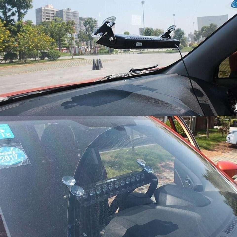 12 LED Strobe Flash Light Emergency Warning Dashboard Interior ...