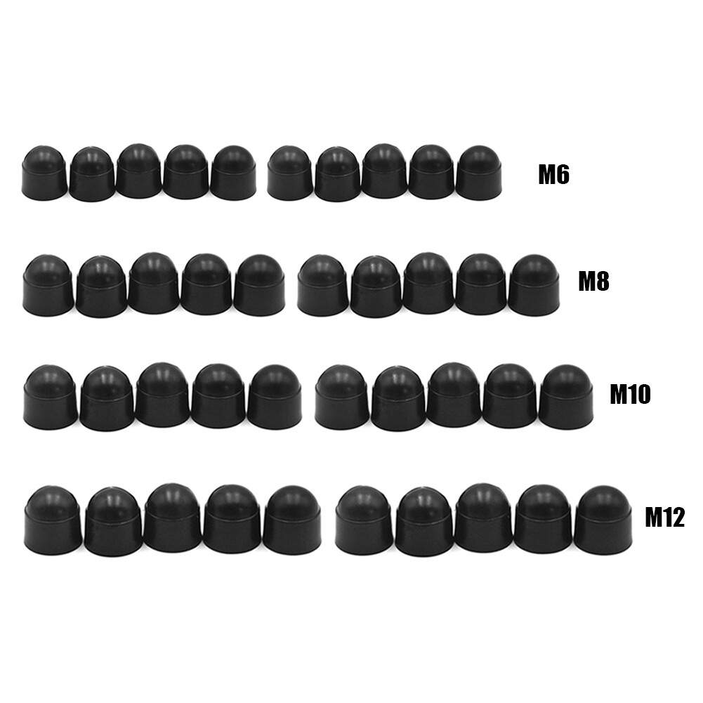 10pcs M6 M8 M10 Hexagon Bolt Protection Caps Dome Plastic Covers | eBay