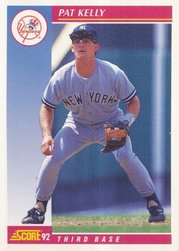 #185 NEW YORK YANKEES # PAT KELLY # BASEBALL CARD SCORE NFL '92 | eBay