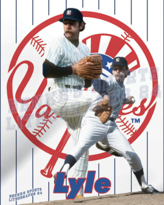 New York Yankee Lithograph print of Sparky Lyle 2024 | eBay