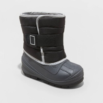 Toddler Dane Winter Boots in Black By Cat & Jack | eBay