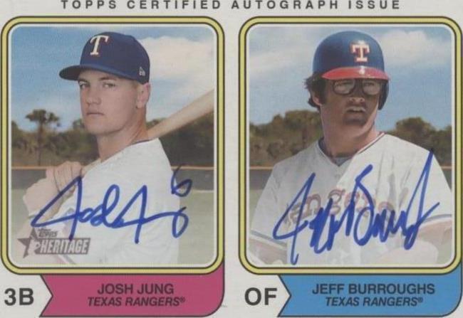 2023 Topps Heritage High Number - Real One Dual Autographs Josh Jung ...