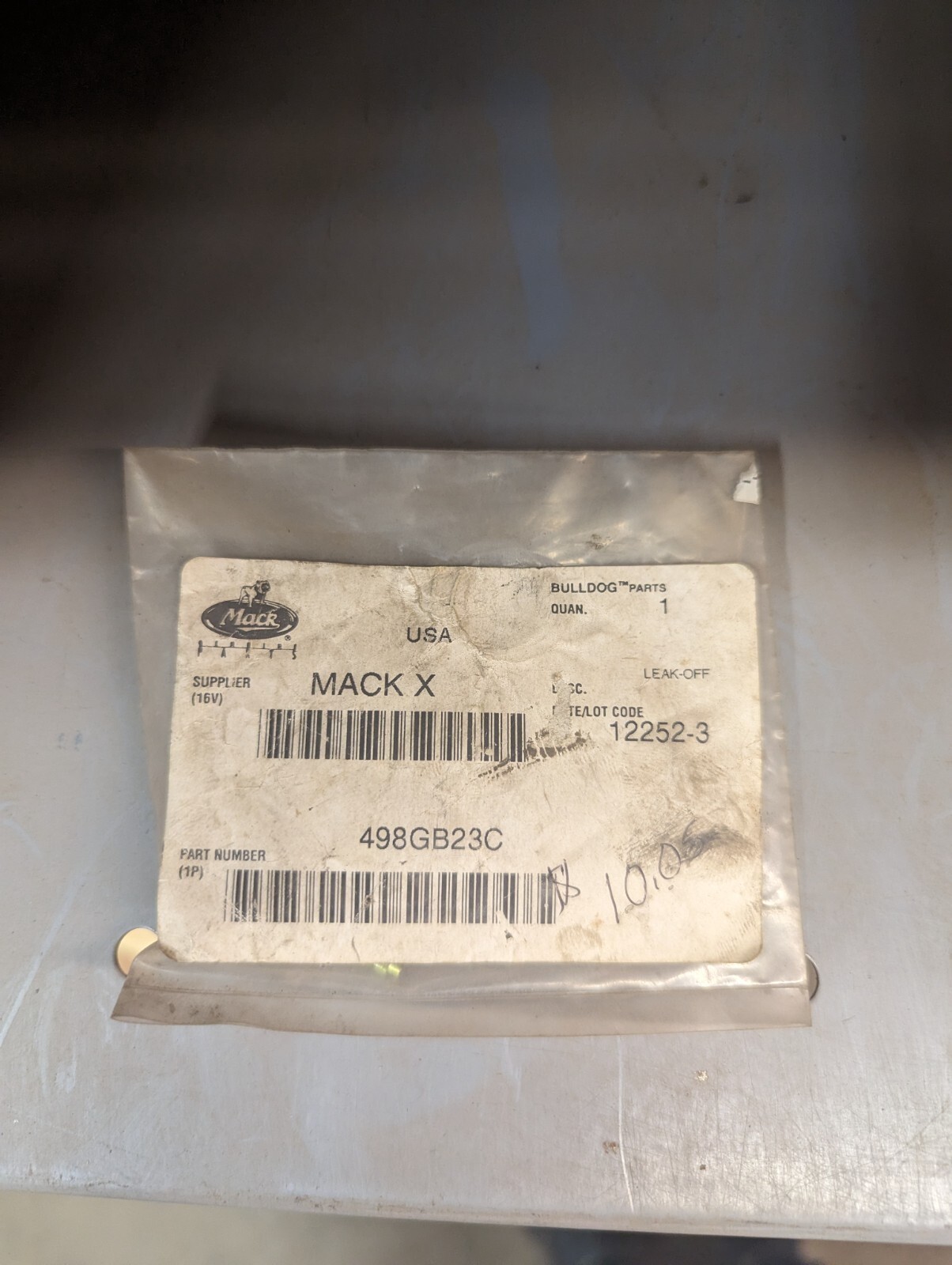 GENUINE MACK 20705134 FITTING 498GB23C NOS OEM for sale online | eBay