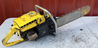 Vintage McCulloch Chainsaw Chain Saw w/Bar (FFF) | eBay