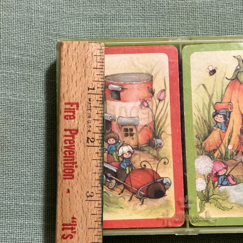 VTG RARE Pixie Elf Fairy Acorn Lady Bug 1 Random Swap Trading Card ...