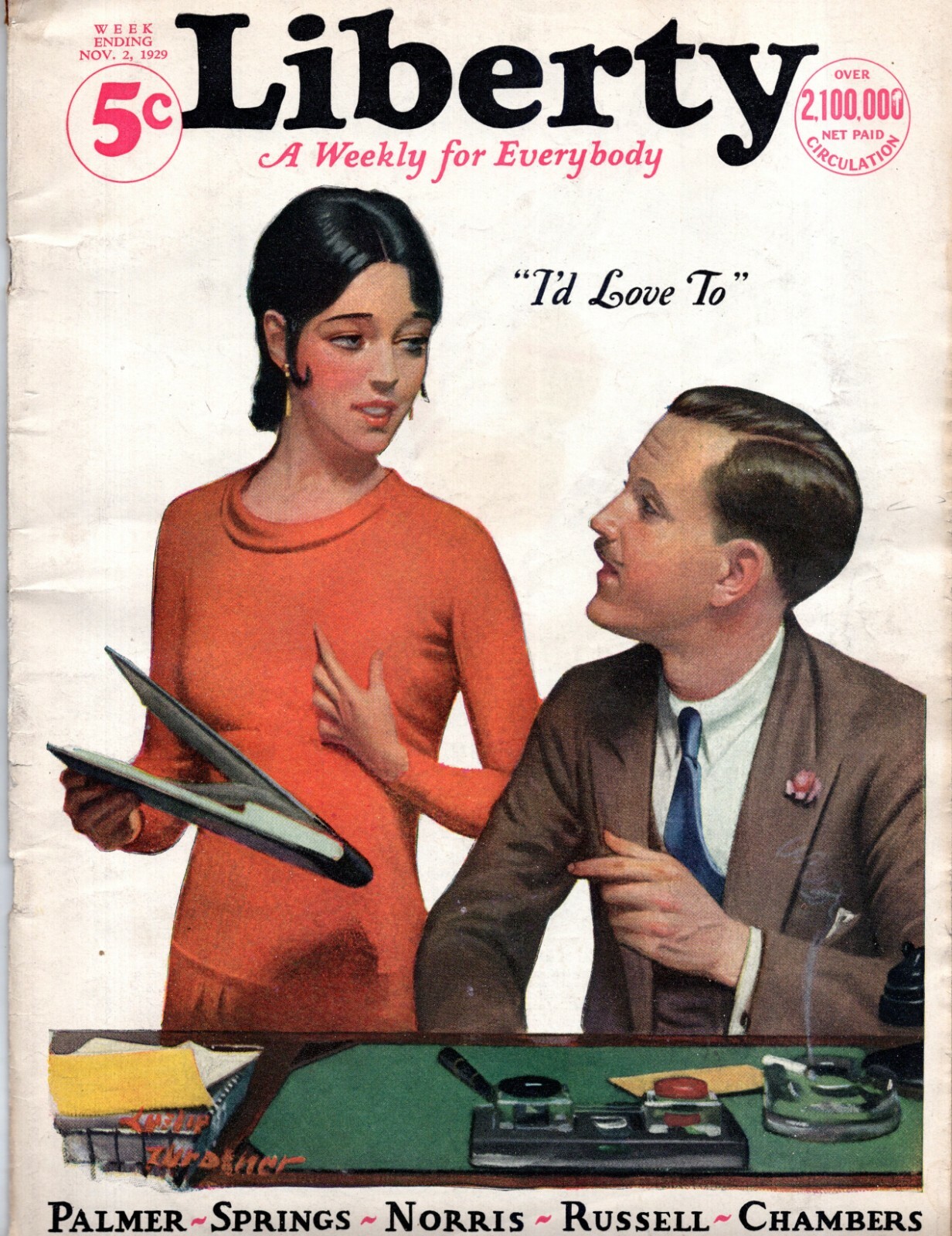 LIBERTY Nov 2 1929 MOVIES Lillian Russell CARTOONS Football WEEKLY ...