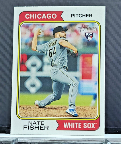 Nate Fisher 2023 Topps Heritage ROOKIE #352 - White Sox RC | eBay