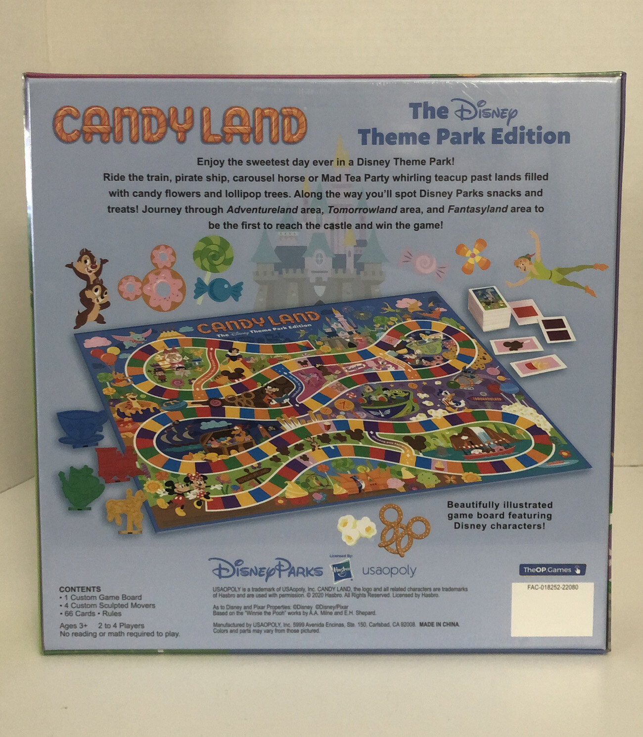 Disney Candy Land Disney Theme Park Edition Board Game for sale online ...