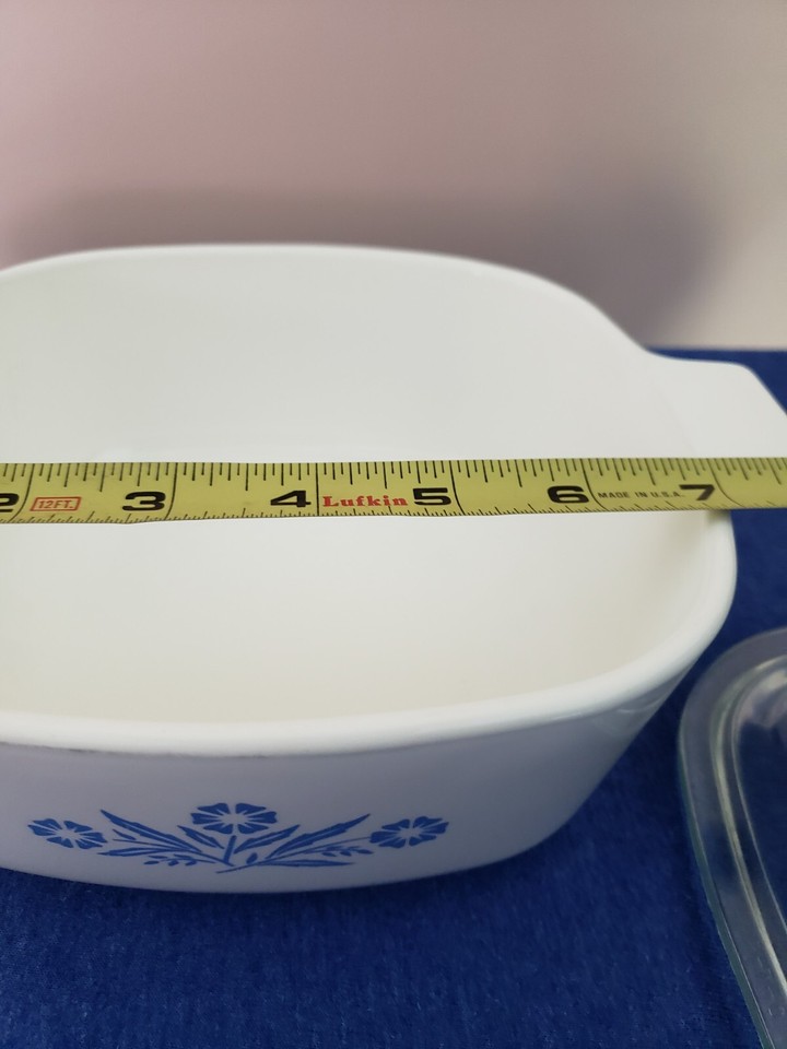 VTG Corning Ware Blue Cornflower 1 1/2 QT Casserole Dish + Lid P-7-C ...