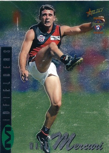 1996 Select Classic Metal Silver [ 35 ] Mark MERCURI Essendon | eBay