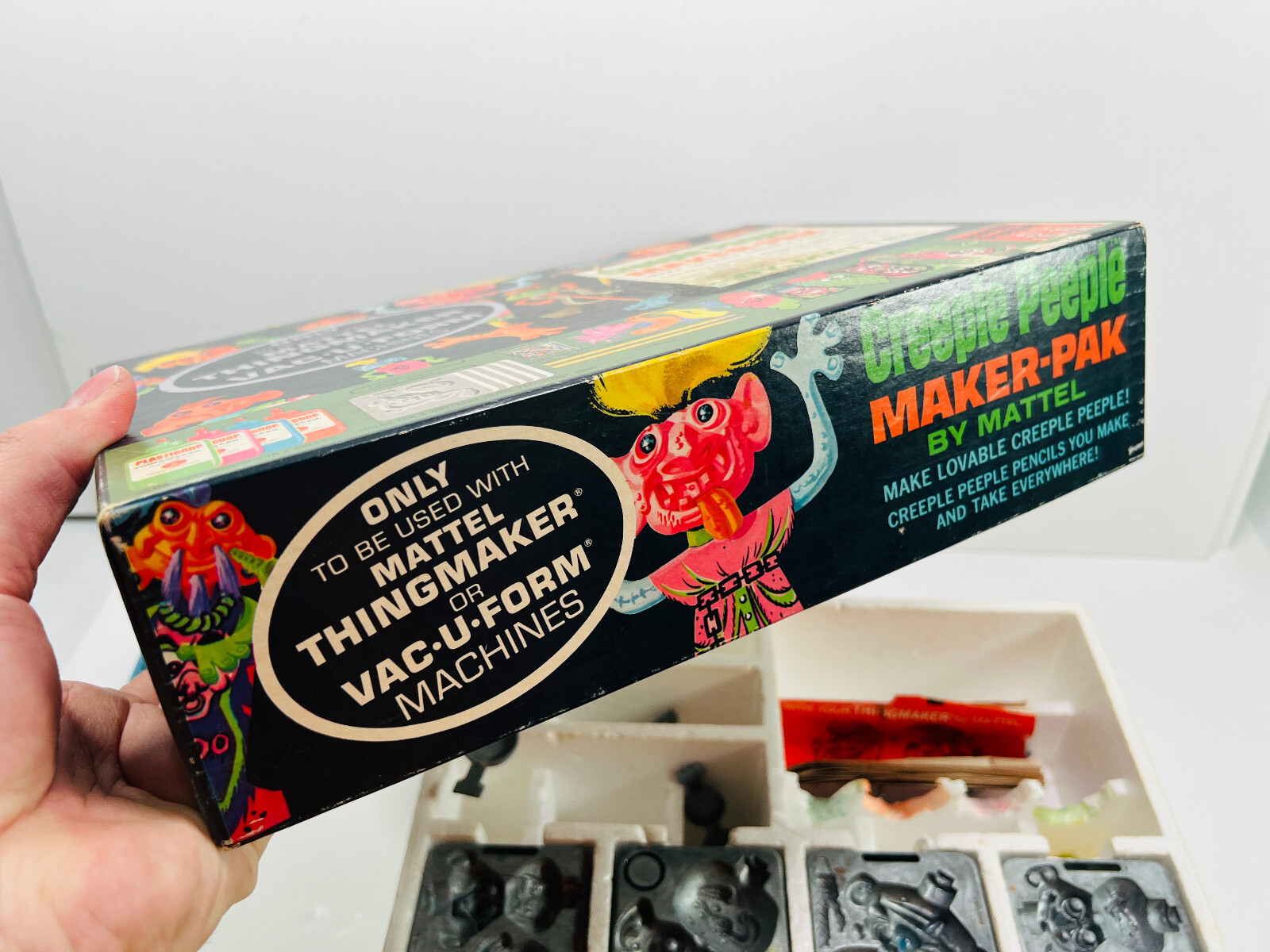 vtg Mattel Thingmaker Creeple People molds box instructions NO COMPLETE ...