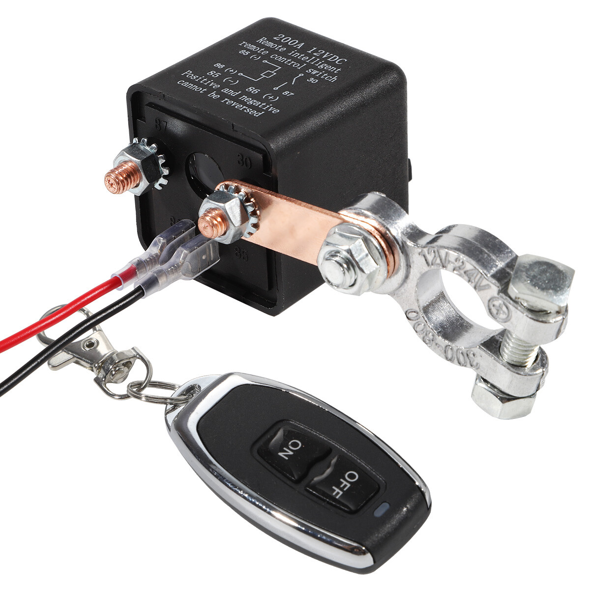 Car Battery Switch Disconnect Power Kill Master Isolator Cut Off Remote ...