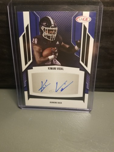 2024 Sage Hit Kimani Vidal Auto Black Parallel A-KV Chargers RC | eBay