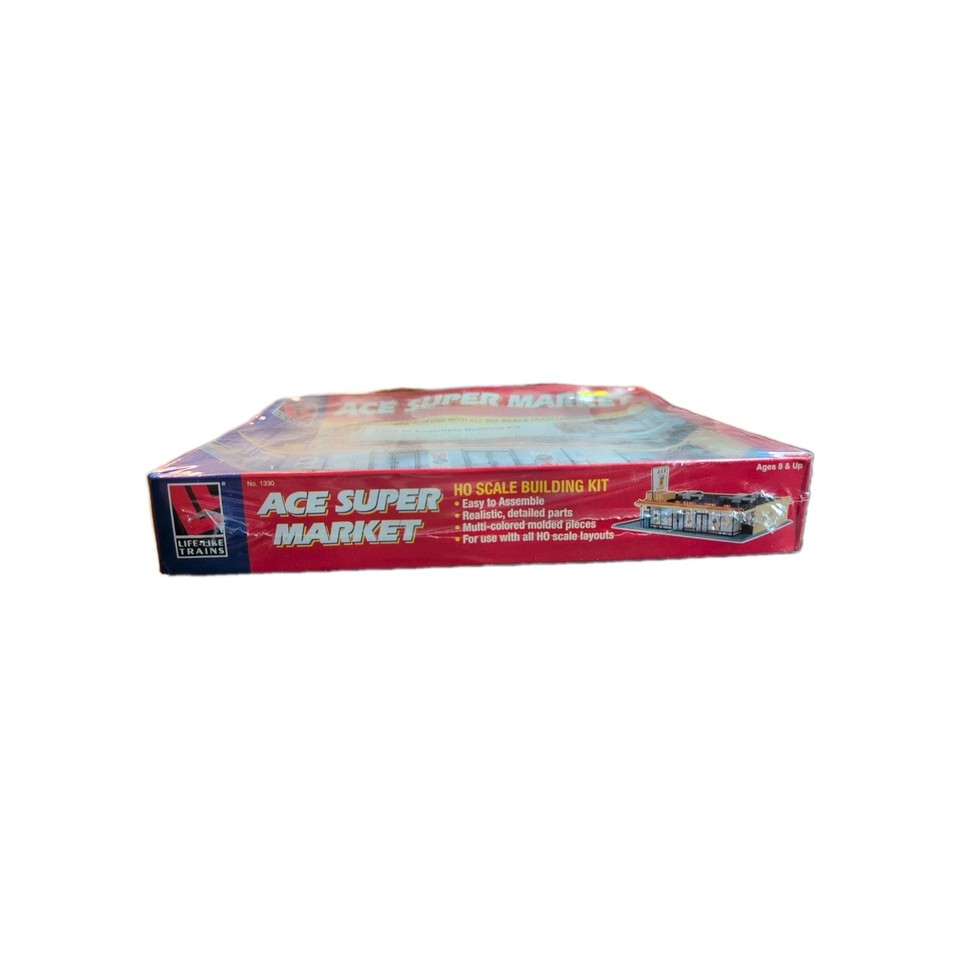 Life-Like Trains HO Scale ACE SUPER MARKET Model Building Kit #1330 ...