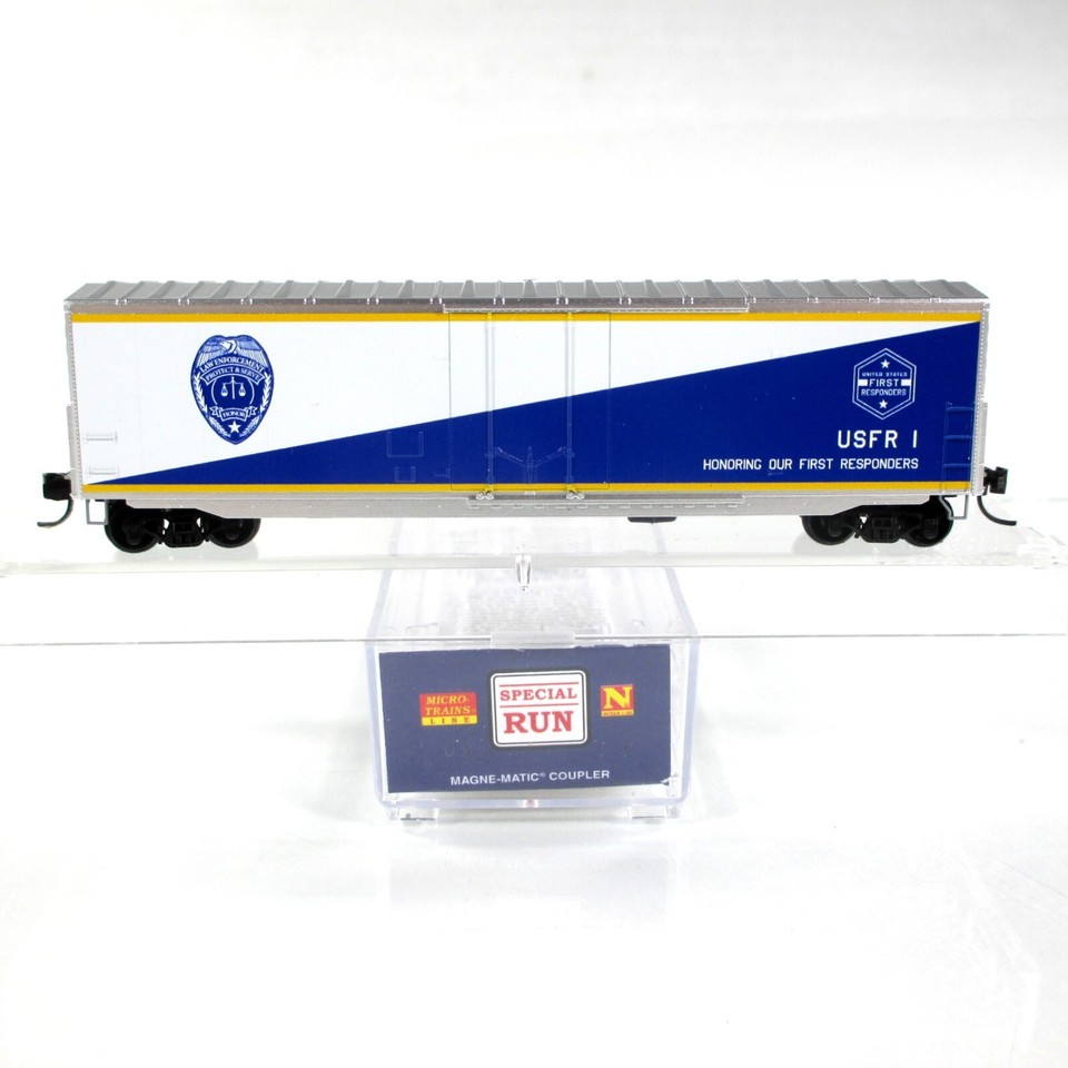 N Scale ***FIRST RESPONDERS*** Box Car ***LAW ENFORCEMENT***, Micro ...