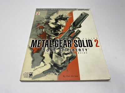 Metal Gear Solid 2 Sons Of Liberty BradyGames Official Strategy Guide w ...