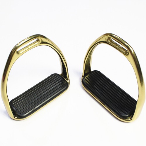 Safety Stainless Steel Stirrups Iron Bendy Horse Riding Equestrian ...