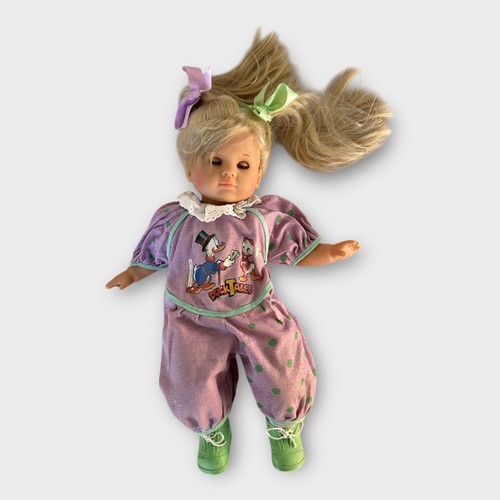 1985 Max Zapf Doll Blonde Blue Eyes Outfit Shoes Cloth Body Duck Tales ...