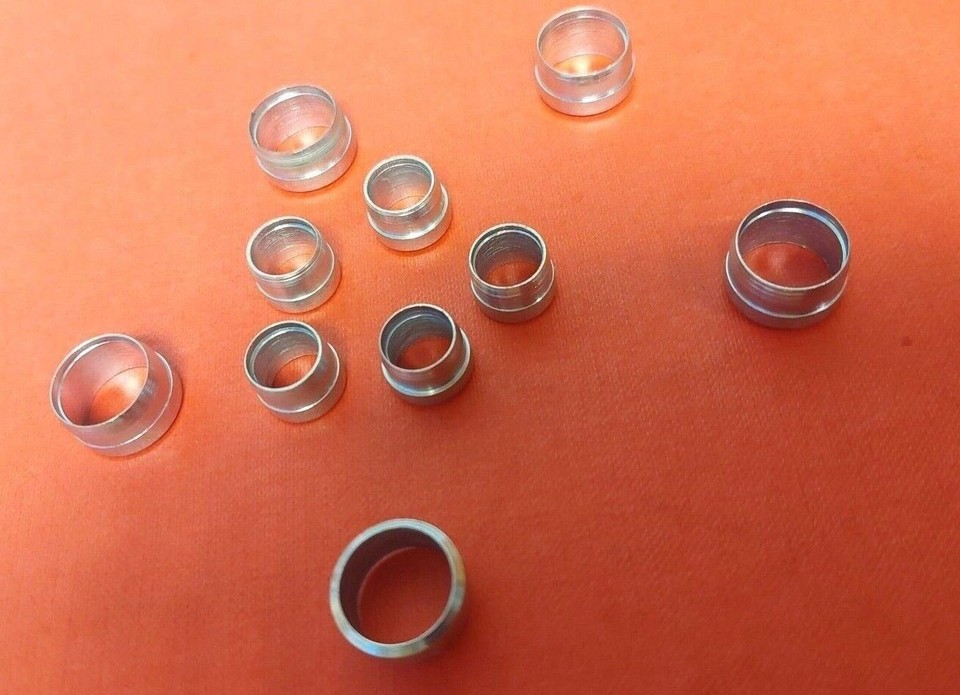 Olives Plumbing Tube Steel Steeped Compression Pipe rings Metric ...