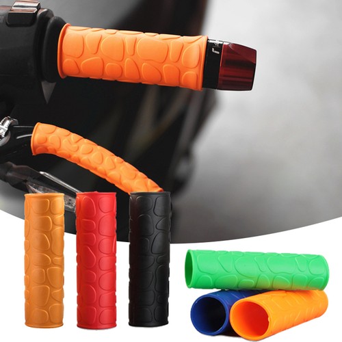 4Pcs Anti-skid Motorcycle Handlebar Grip Brake Clutches Lever Cover ...