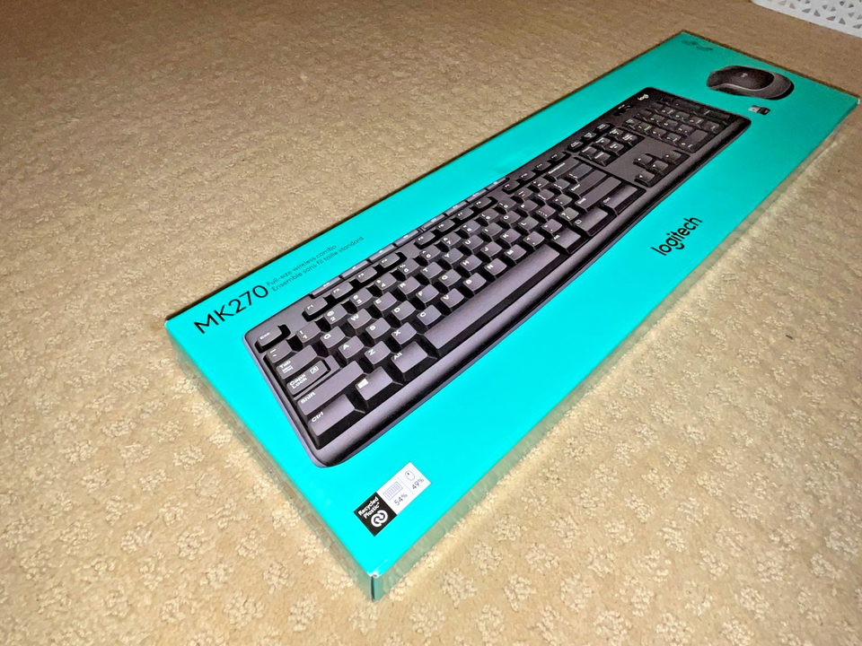 Logitech MK270 Wireless Keyboard and Mouse Combo (920-004536 ...