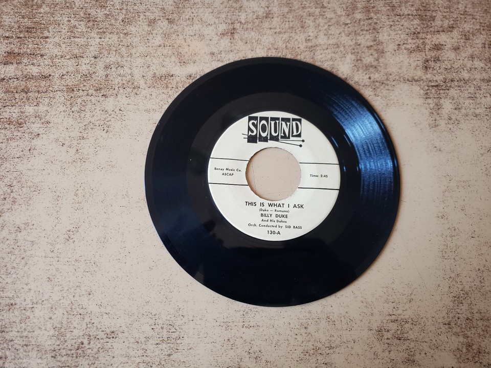 1950s EXCELLENT Billy Duke And His Dukes This Is What I Ask/BY NOW 130 ...