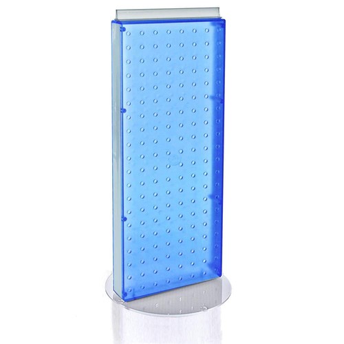 Azar 700509blu Pegboard Twosided Nonrevolving Counter Display Blue ...