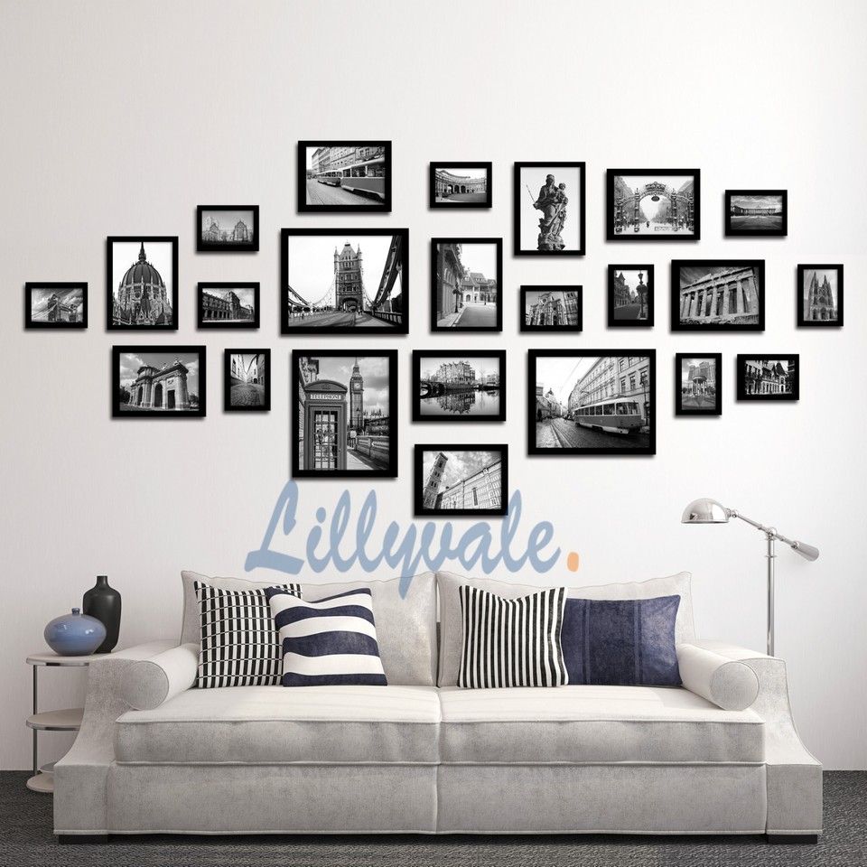 Large Multi Picture Photo Frames Wall Set 7/9/13/23/26/PCS Art Deco ...